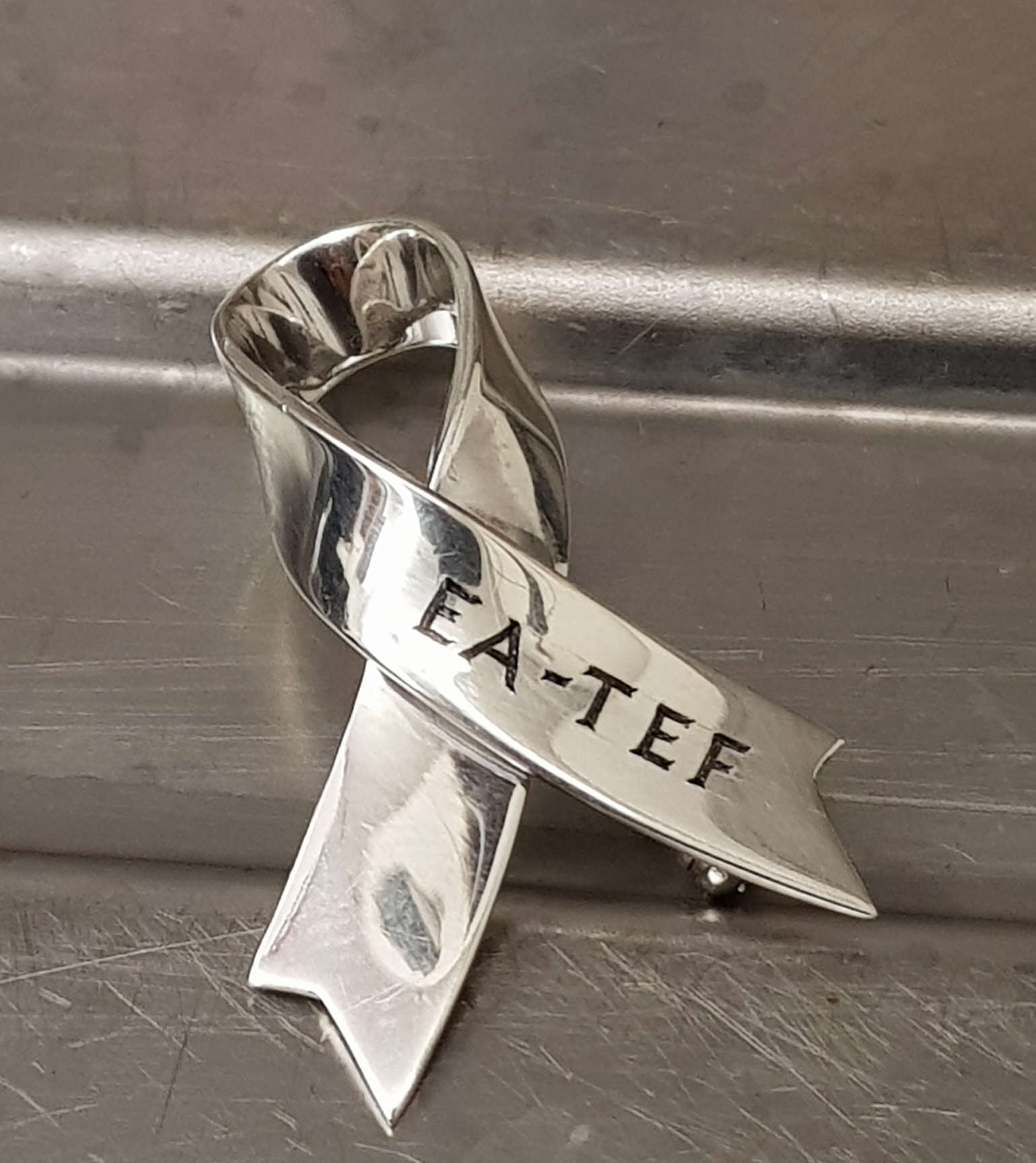 Unique Hand Made Ea-Tef – Tof-oA Silver Ribbons