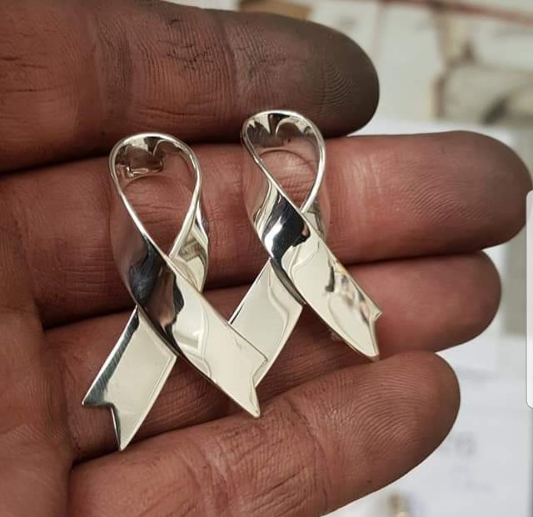 Unique Hand Made Ea-Tef – Tof-oA Silver Ribbons