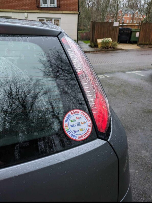 Ea-Tef and Tof Car Sticker Photos 2024 sent by Patents